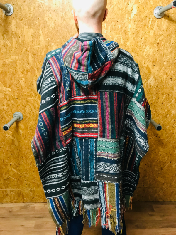 Nepalese Gheri Thick Cotton Patchwork Poncho • Hippy Clothing by HIPPY ...