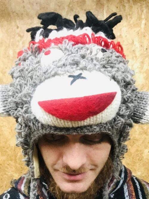 Rainbow Wool Mohawk Hat by Gringo • Hippy Clothing by HIPPY BUDDY